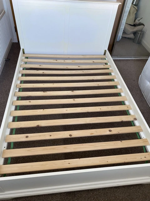WOOD DOUBLE BED Frame £229.48 - PicClick UK