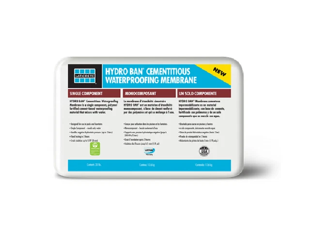 LATICRETE HYDRO BAN Polymer Fortified Cementitious Waterproofing ...