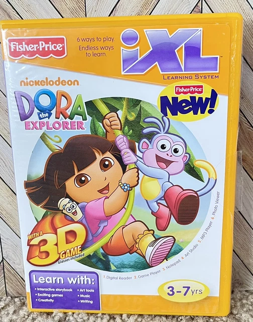 FISHER PRICE IXL Learning System Dora The Explorer Game Age 3-7 Years ...