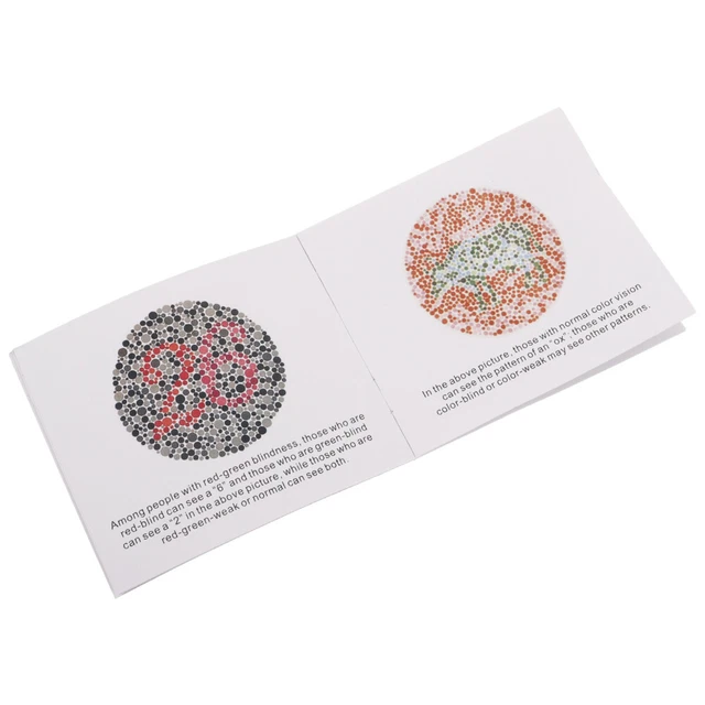 TESTING CHART BOOK Color Chart Color Visual Test Book for Color ...