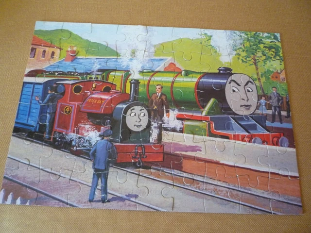 LITTLE OLD ENGINE Thomas the Tank Engine Stories 54 Piece Whitman ...