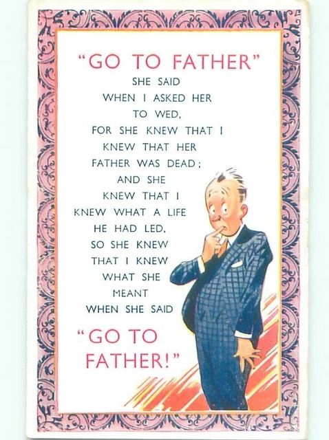 BAMFORTH COMIC GO TO FATHER AB9767 $2.70 - PicClick CA