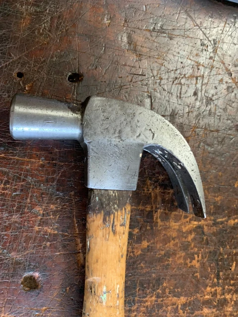 VINTAGE CF FORGING Cyclone Nailmaster 24oz Claw Hammer Old Builders ...