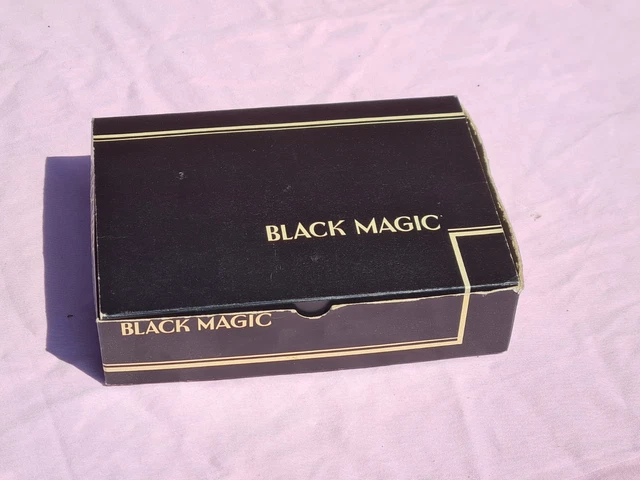 1980S NESTLES BLACK Magic Vintage chocolate box Cardboard presentation ...