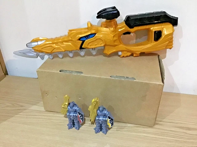 POWER RANGERS DINO Fury Japanese Dx Mosa Gold Weapon + 2 Keys Bandai in ...