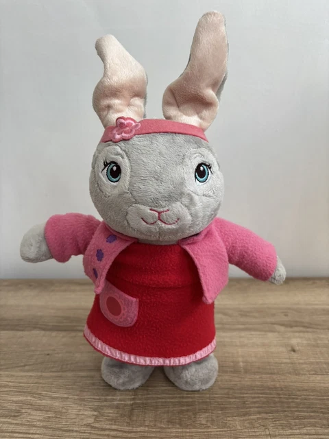PETER RABBIT LILY Bobtail 30cm Talking,Moving Ears ,Jumping Soft Plush ...