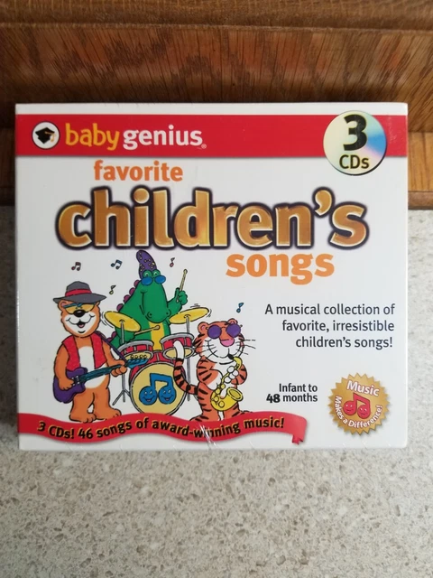 FAVORITE CHILDREN'S SONGS, Baby Genius CD (Sealed) $28.58 - PicClick CA