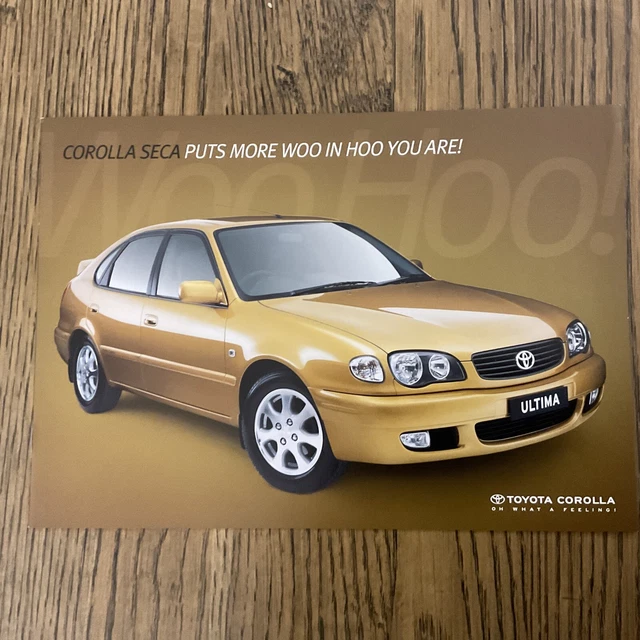 2000 TOYOTA COROLLA Seca Levin Ultima Australia Rare Brochure EUR 12,29 ...