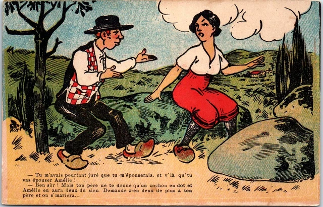 Humour Cartes Postales Anciennes Ref43992 Eur 400 Picclick Fr