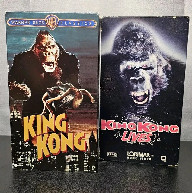 KING KONG, 1933 (VHS, 1999) & King Kong Lives 1987 (VHS) £19.09 ...