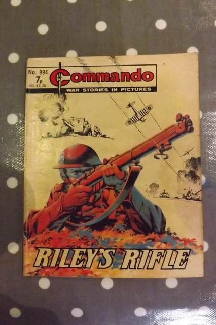 COMMANDO COMIC WAR STORIES IN PICTURES No.994 RILEY'S RIFLE GN2238 EUR ...