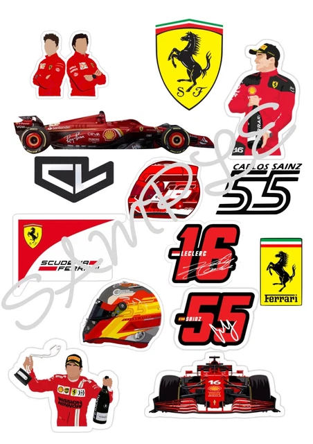 FERRARI F1 EDIBLE Icing Sheet A4 Cake Toppers £5.50 - PicClick UK