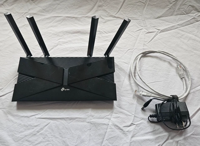 TP-LINK AX1500 DUAL-BAND Wi-Fi 6 Router Archer + Cable and Power ...
