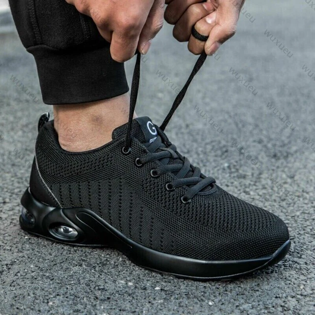 STEEL TOE CAP Safety Shock Absorbing Trainers Mens Womens Boot Work ...