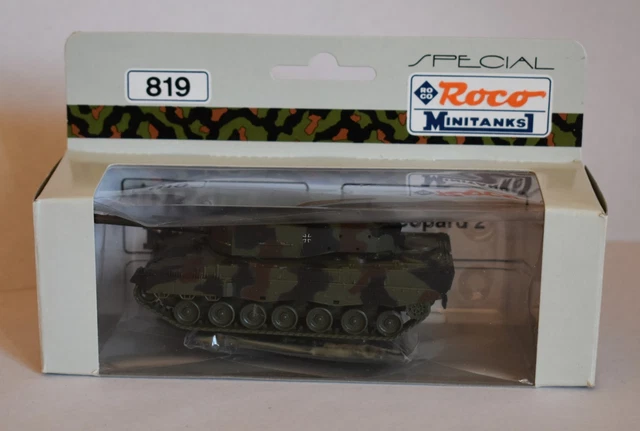 ROCO MINITANKS SPECIAL 819: Leopard2 A4, getarnt, Bundeswehr in OVP EUR ...
