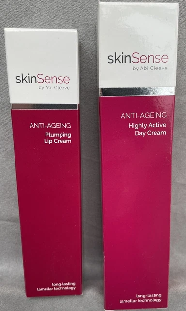 SKINSENSE BY ABI Cleeve Anti-Ageing Duo: Plumping Lip Cream 15ml, Day ...