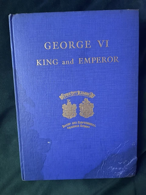 GEORGE V1 KING And Emperor- Commemorate The Coronation 1937 George V1 ...