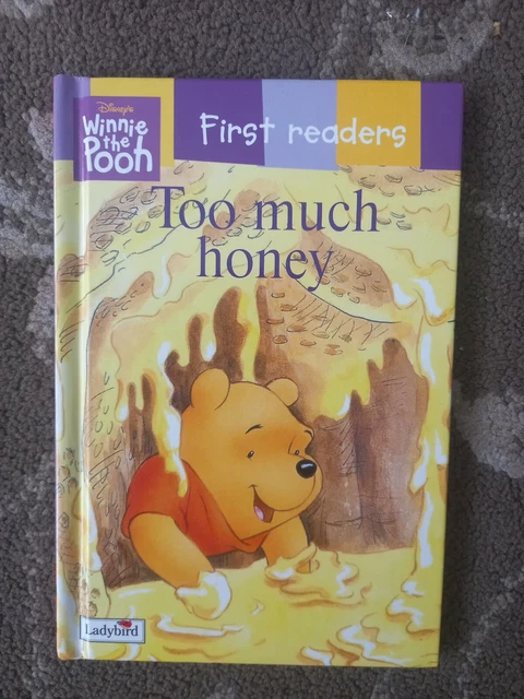 WINNIE THE POOH Too Much Honey Book Kids First Reader £2.99 - PicClick UK