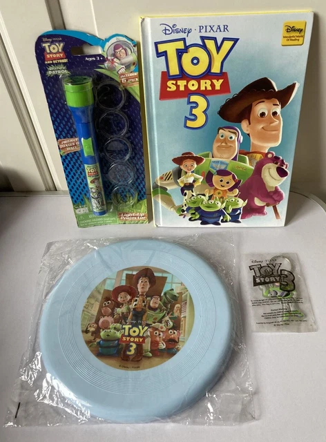 NEW TORCH KEYRING Frisbee Toy Story 3 Disney Wonderful World of Reading ...