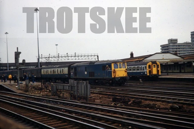 35MM SLIDE BR British Rail Electric Loco Class 73 73136 Clapham ...