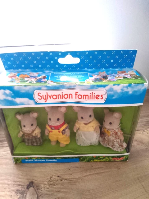 SYLVANIAN FAMILIES FIELD Mouse Family RARE Calico Critters Vintage ...