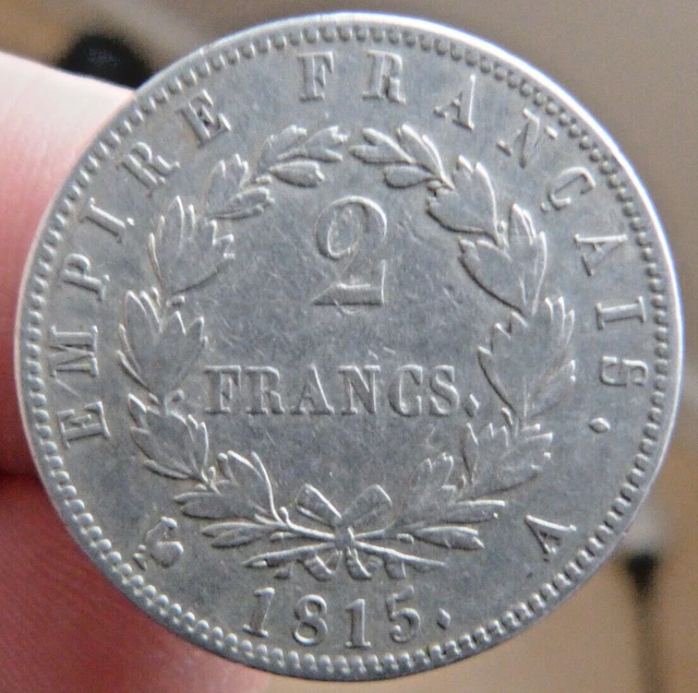 RARE 2 FRANCS Napoléon 1er 1815 A - cent jours EUR 598,00 - PicClick FR