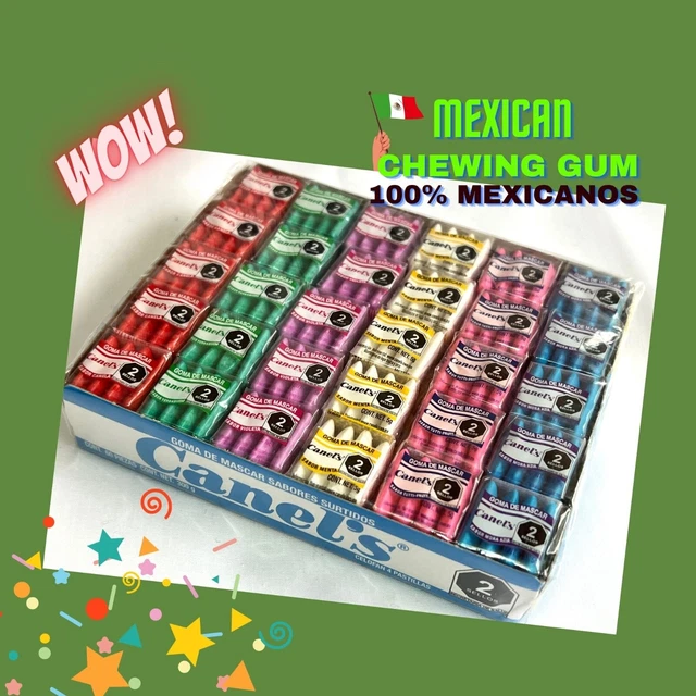 CANEL'S CHEWING GUM Mexican Candy Chicles 100% Mexicanos 60 packages ...