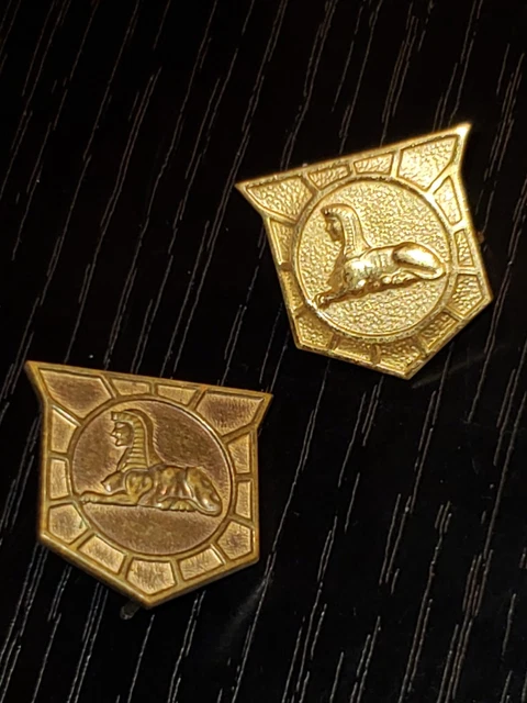 WWII US ARMY Intelligence Corps Officer Pin Badge x2 L@@L!!! $9.97 ...