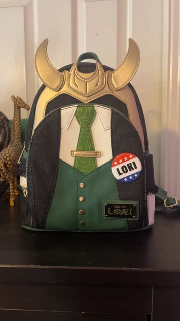 MARVEL LOKI LOUNGEFLY Mini President Loki Backpack $267.90 - PicClick AU
