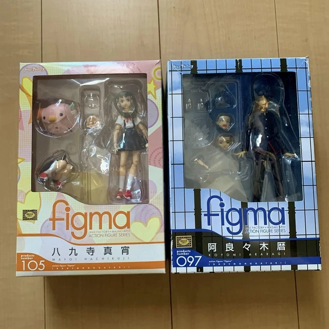 FIGURINE FIGMA MAYOI Hachikuji & Araragi Calendar Monogatari Series Max ...