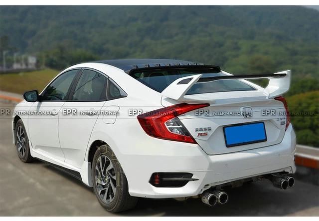 NEW FRP REAR Spoiler Wing Racing Lip For Honda Civic FC 10th Generation ...