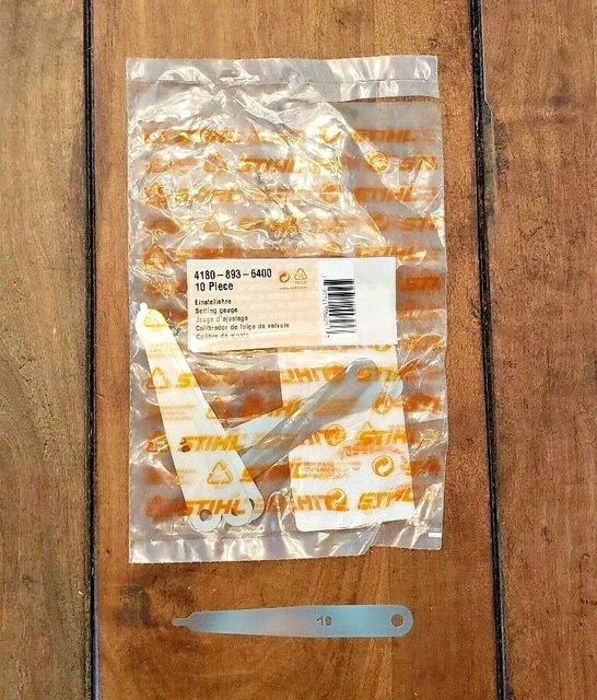 NEW GENUINE STIHL Valve Clearance Feeler Gauge BR600 FS90 FS130 ...