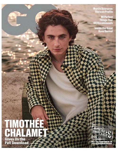 GQ MAGAZINE BRITISH November 2023 Timothée Timothee Chalamet COVER 2 NEW £49.99 - PicClick UK
