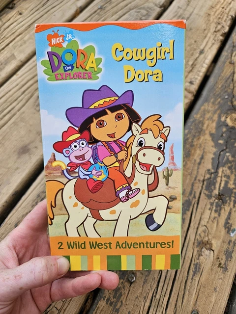NICK JR. DORA the Explorer Cowgirl Dora 2 Wild West Adventures VHS Tape ...
