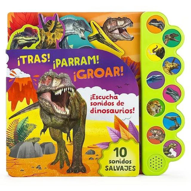 TRAS! PARRAM! GROAR! Escucha Sonidos de Dinosaurios! (Spanish Edition ...