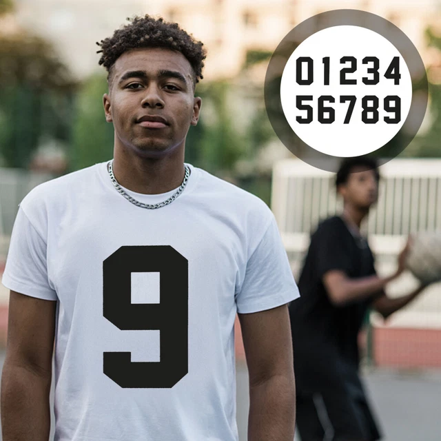 20 PCS DIGITAL Pattern Hot Painting Heat Transfer Numbers Iron Patches ...