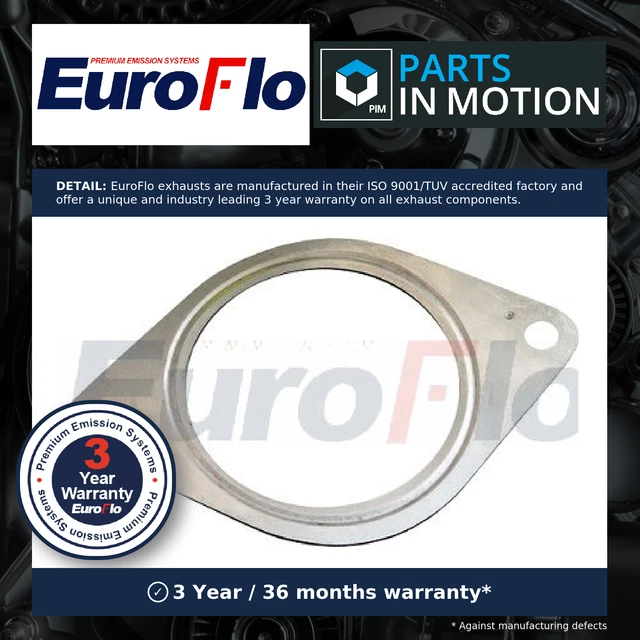 EXHAUST GASKET FITS RENAULT MEGANE CC, Mk3 1.5D 08 to 15 EuroFlo ...