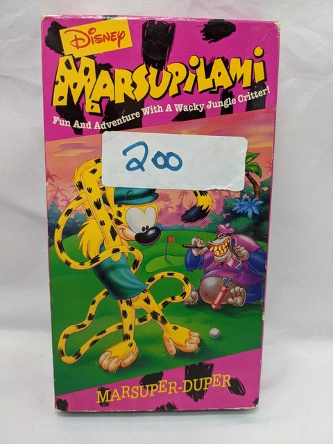 DISNEY MARSUPILAMI MARSUPER-DUPER VHS TAPE £9.20 - PicClick UK