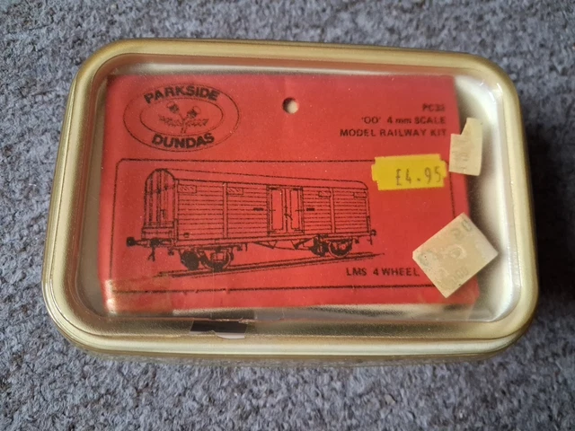 PARKSIDE DUNDAS OO Gauge/4mm PC33 LMS 4 Wheel CCT Wagon & PC40 LMS ...