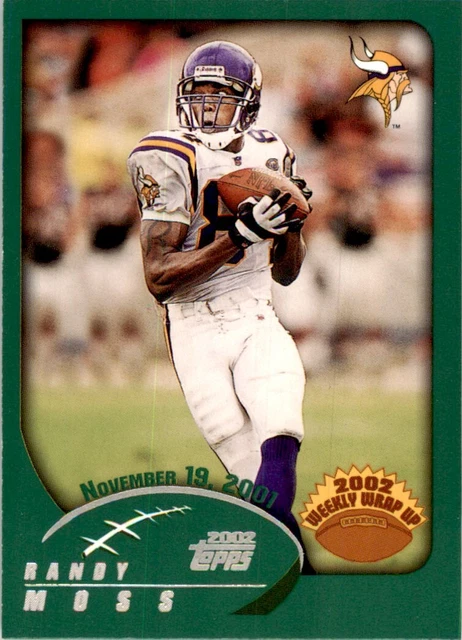 2002 TOPPS RANDY Moss cartes de football #300 EUR 3,32 - PicClick FR
