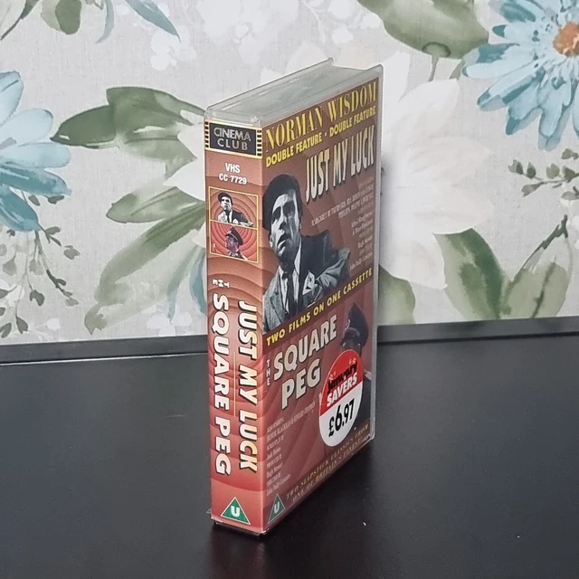 Norman Wisdom Double Feature Just My Luck The Square Peg B W Vhs