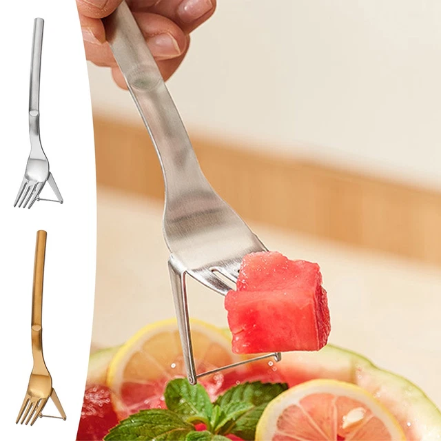 SERVE PERFECTLY CUT Watermelon Cubes with the Efficient Stainless Steel ...