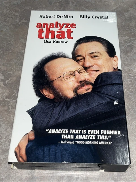 ANALYZE THAT VHS 2002 Robert De Nero Billy Crystal **TESTED** £2.49 ...