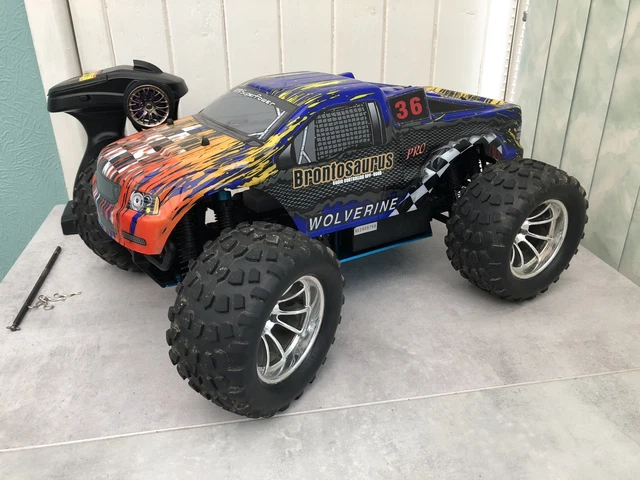 RC CAR HSP Nitro Monster Truck 1/10 Fully Working.roto Start.uk Post £ ...