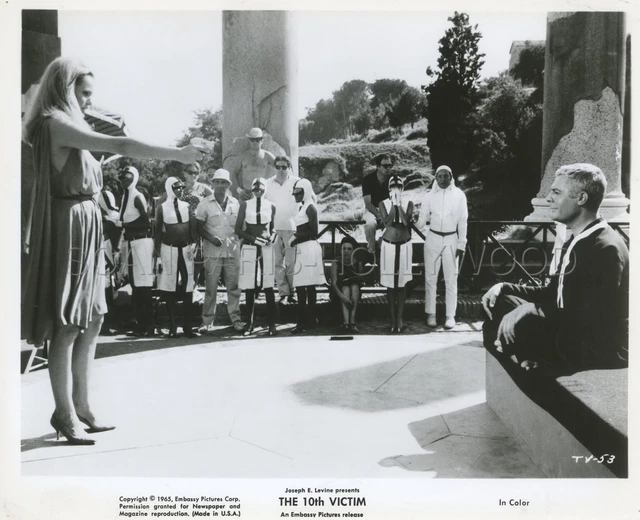 MARCELLO MASTROIANNI URSULA Andress La Decima Vittima 1965 Photo ...