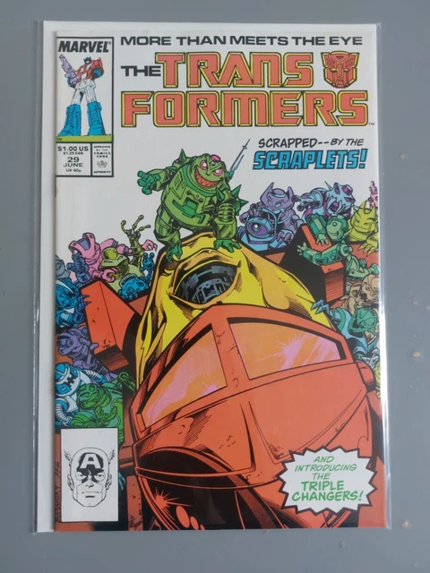 TRANSFORMERS #29 1987 Marvel Transformers Comics Don Perlin £15.95 ...