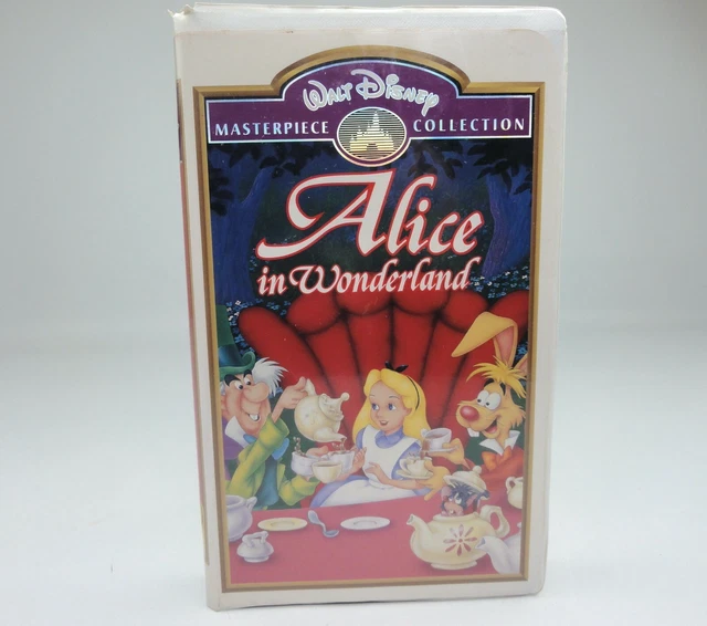 ALICE IN WONDERLAND Walt Disney Masterpiece Collection VHS Tape 1998 £2.33 - PicClick UK