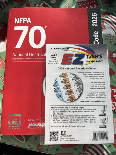 NFPA 70, NATIONAL Electrical Code (NEC) 2026 Edition + index tab £33.65 ...