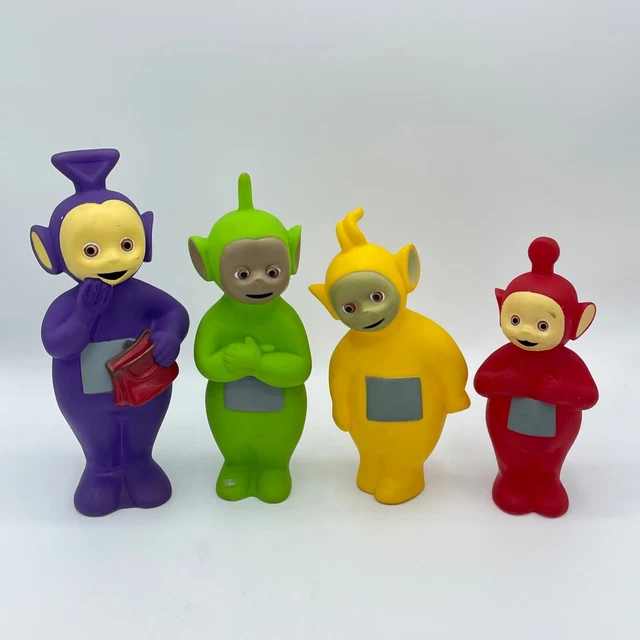 TELETUBBIES VINTAGE SQUEAKY Plastic Figures Set x 4 £24.99 - PicClick UK