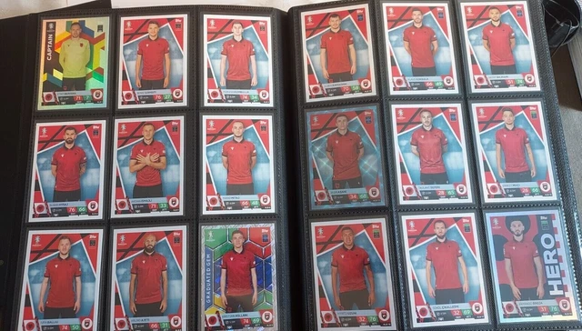TOPPS EURO 2024 Match Attax Single Base Cards Albania Austria Belgium ...